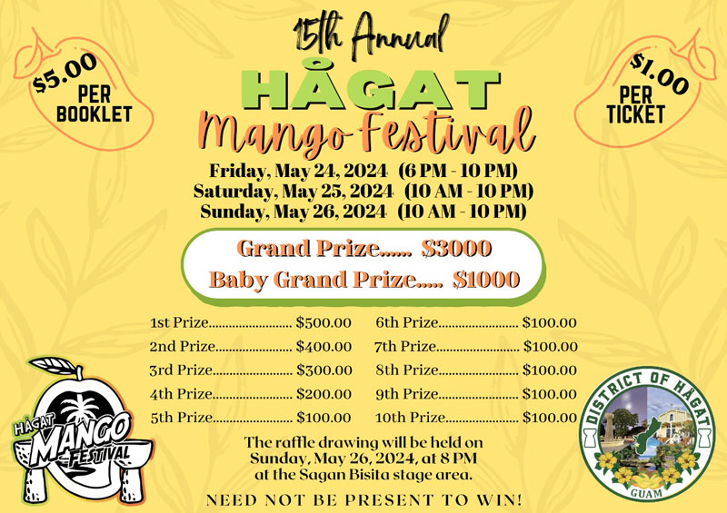 15th Annual Hagat Mango Festival - MCOG |Mayors Council of Guam